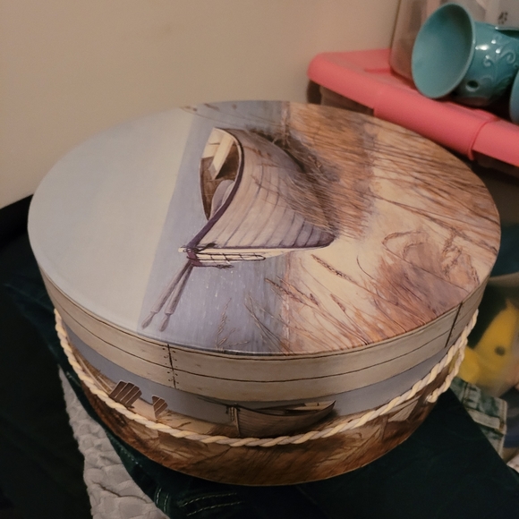 Other | Storage Box Beach Themed | Poshmark